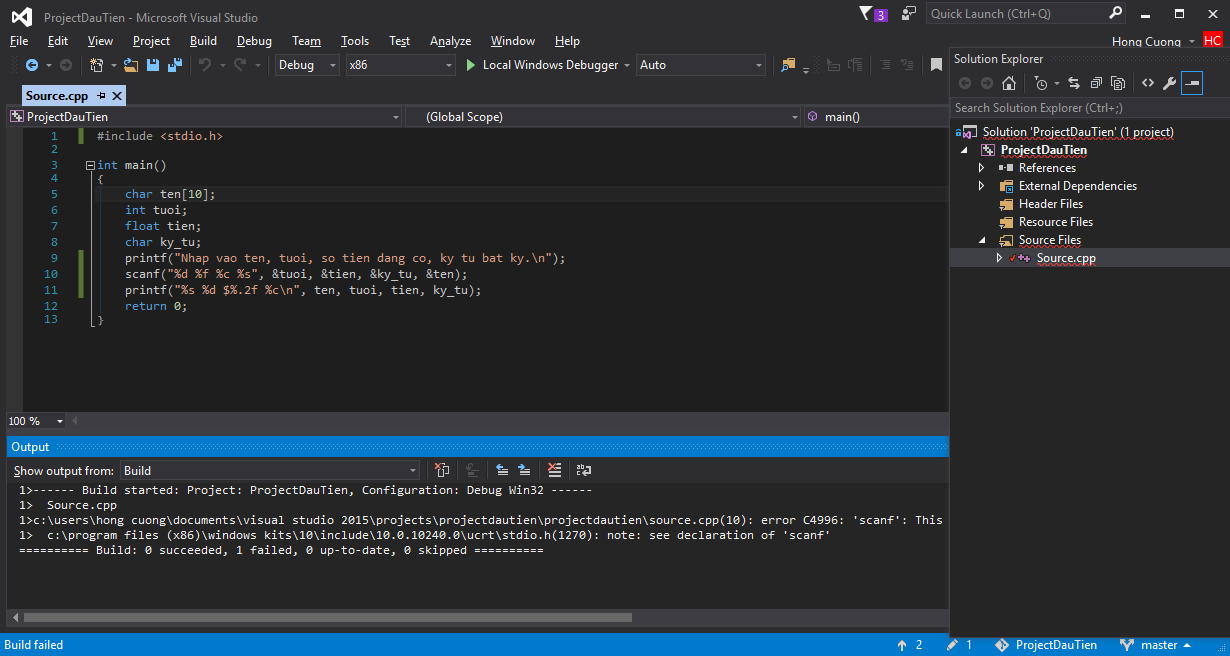 Code Blocks V Visual Studio Kh C Nhau Nh Th N O Programming D Y