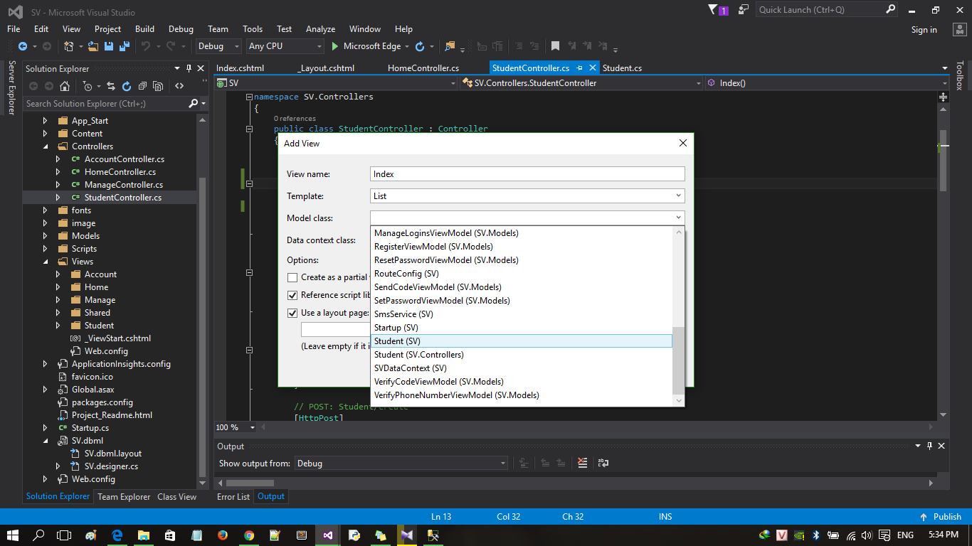 Lỗi khi tạo View trong ASP.NET MVC - programming - Dạy Nhau Học