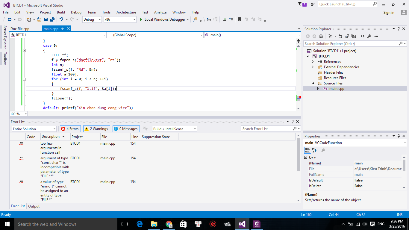 Bài Tập đọc file trong C - programming - Dạy Nhau Học