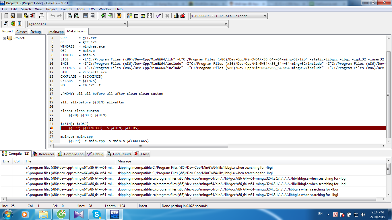 Khởi tạo đồ họa trong Dev C? - programming - Dạy Nhau Học