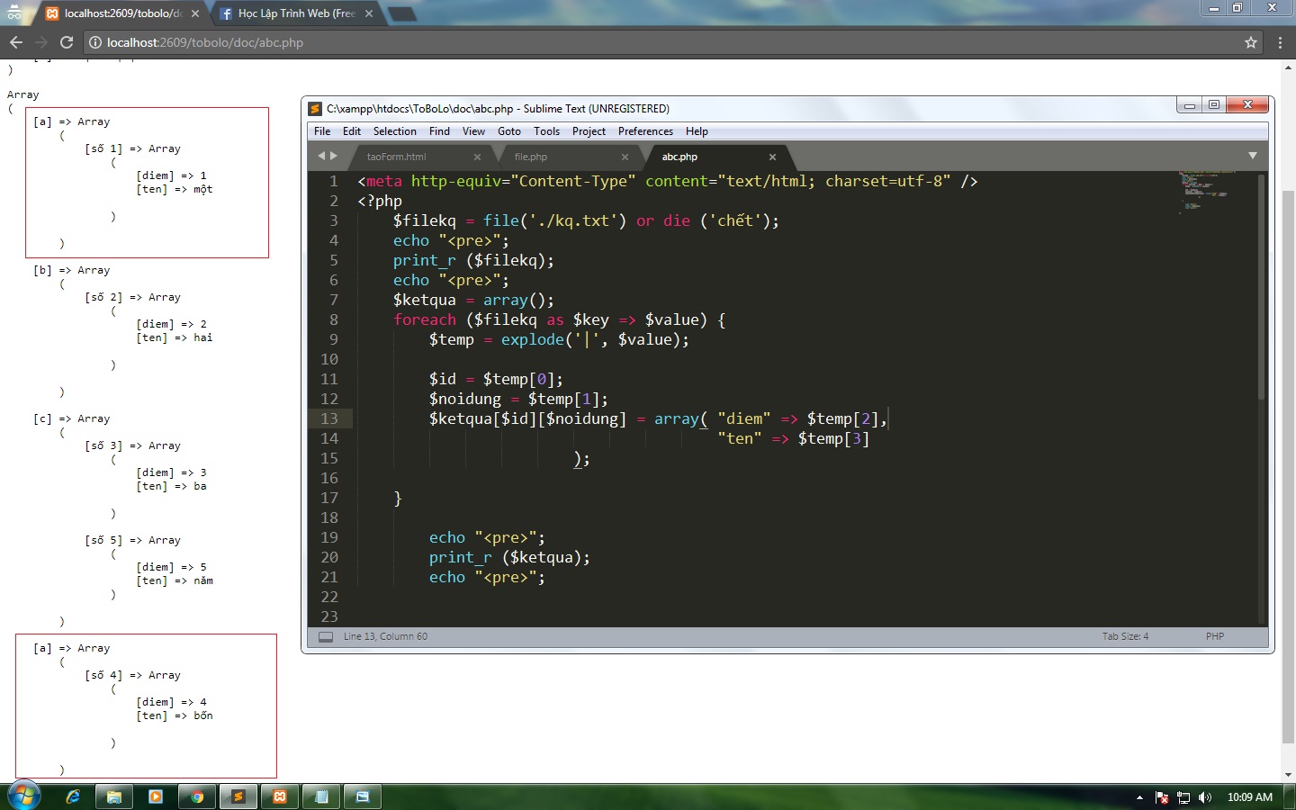 Đọc mảng trong php - programming - Dạy Nhau Học
