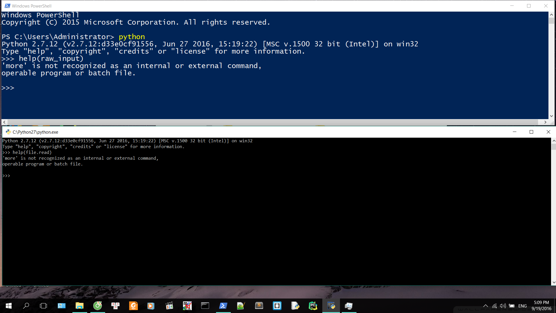 Lỗi sử dụng lệnh help trong python - programming - Dạy Nhau Học