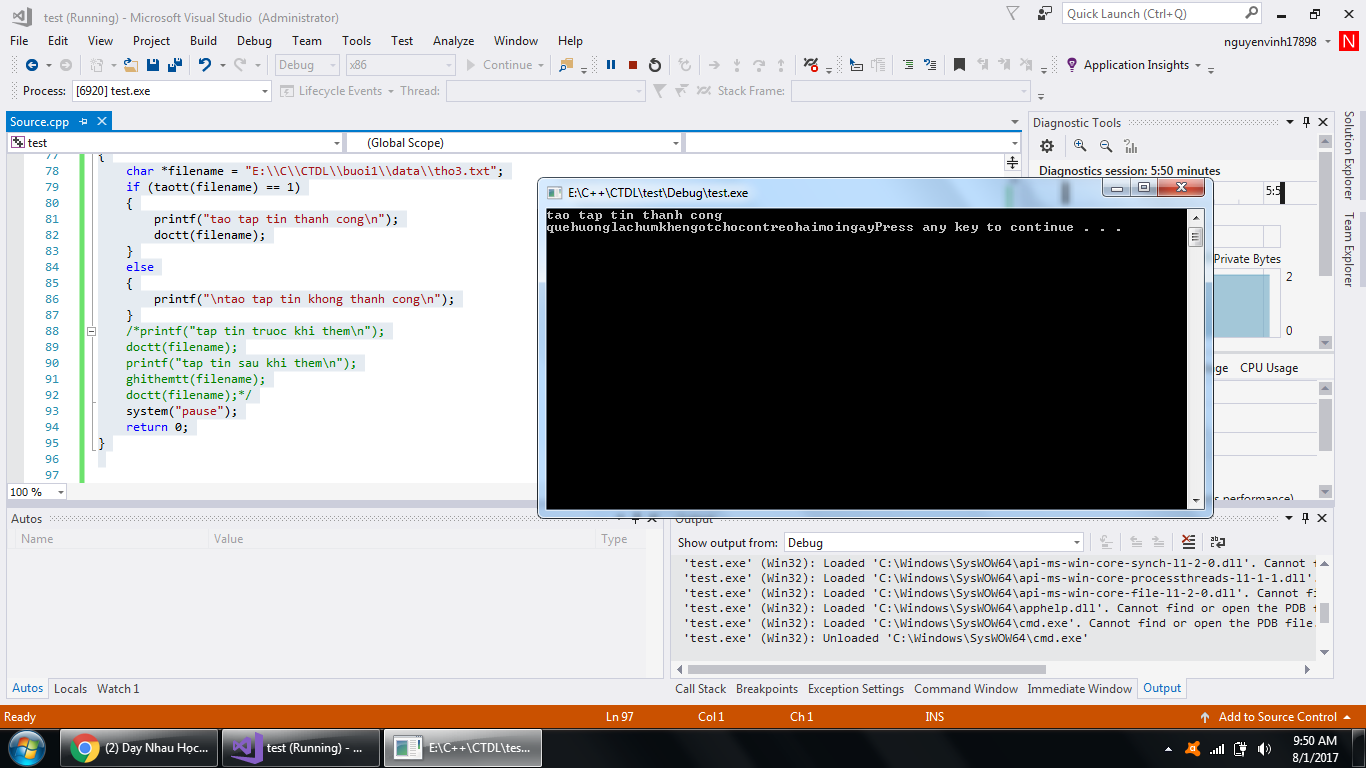 Tạo và đọc FILE trong C++ - programming - Dạy Nhau Học