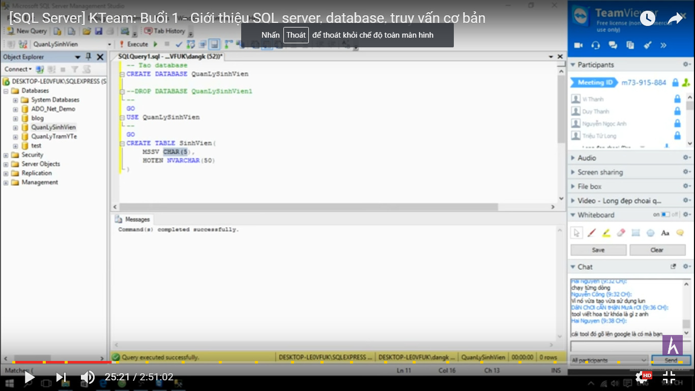 SQL server tích hợp trong Visual Studio khác hoàn toàn so với Microsoft ...