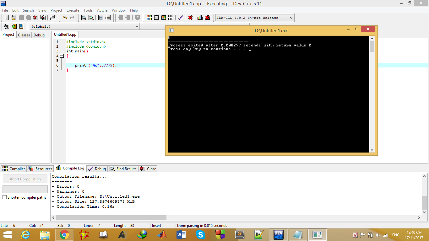 Bảng mã trong c - programming - Dạy Nhau Học
