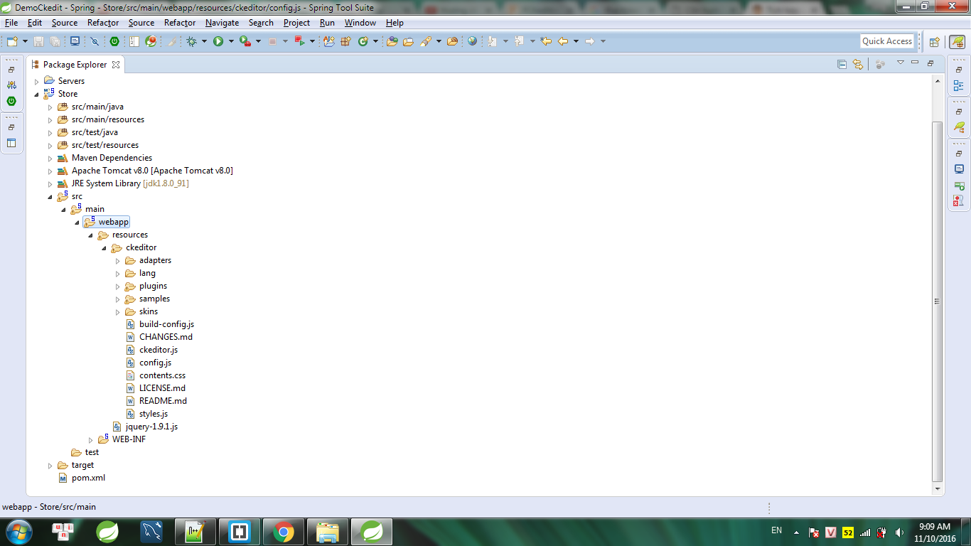 Tích hợp ckfinder vào Java (using springframework) - programming - Dạy Nhau Học