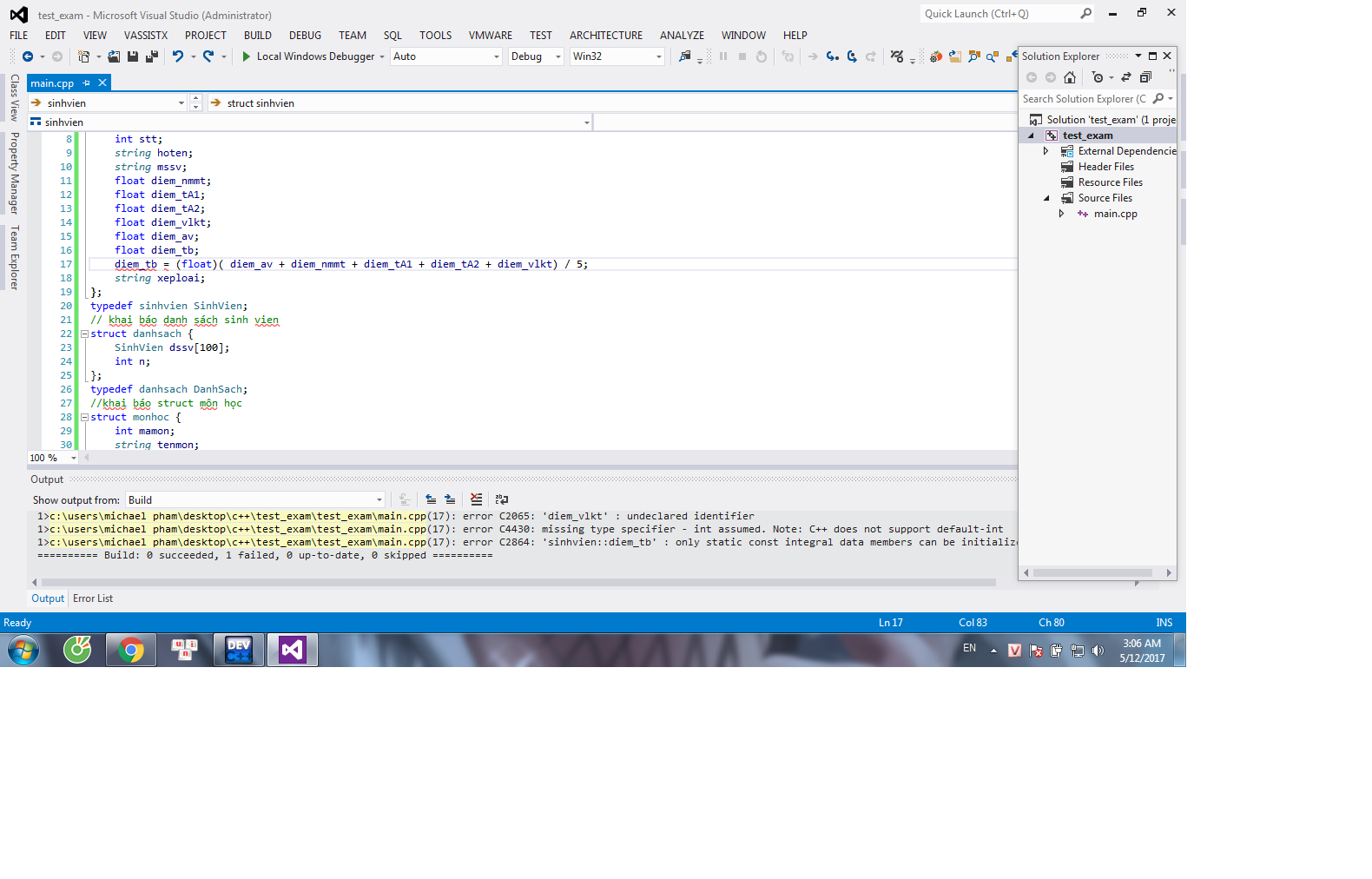 Struct trong C++? - programming - Dạy Nhau Học