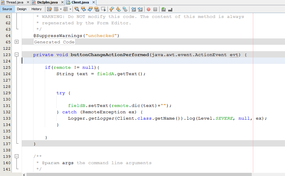 Hỏi về RMI trong java swing - programming - Dạy Nhau Học